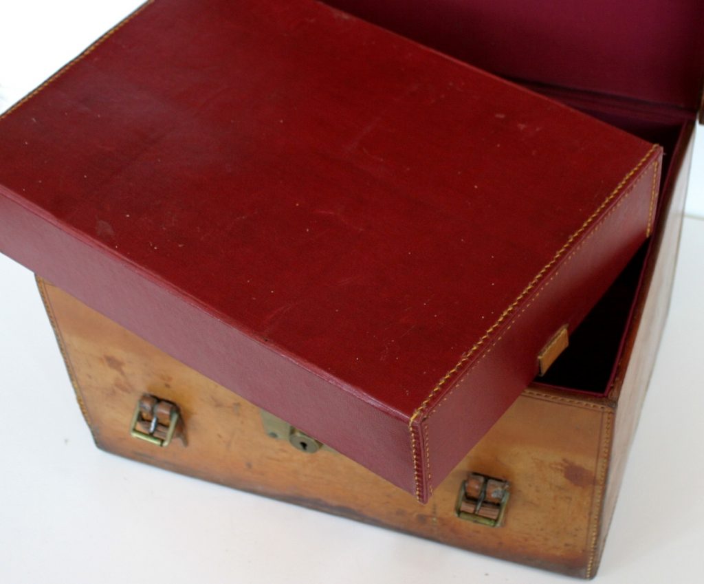 Hardy Bros. Large Leather Tackle Box - Lava Creek Trading Company