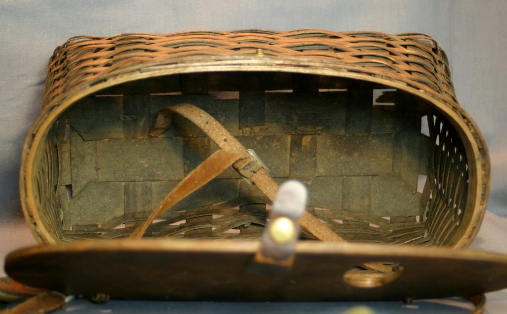 Shelton Basket Birch Bark Indian Fishing Creel - Lava Creek Trading Company
