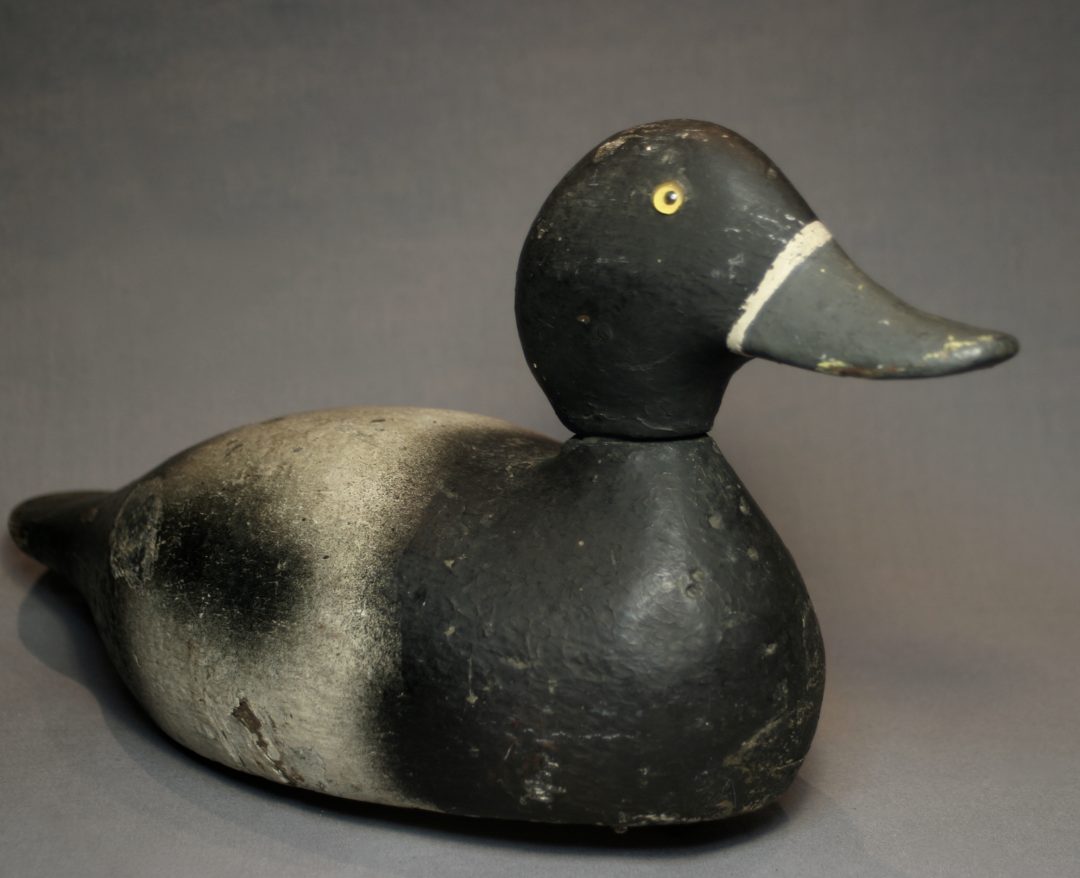 Bluebill Drake Swimmer Shooting Stool Duck Decoy - Lava Creek Trading ...