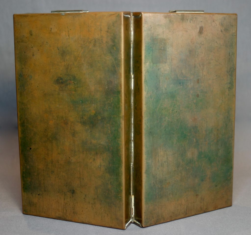 1895 Canadian Copper Fly Box 51 Gut Eye Atlantic Salmon Dbl Hook Flies ...