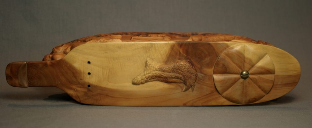 Freeman, Kent Carved Decorative Western Cedar Box Turkey Call - Lava ...