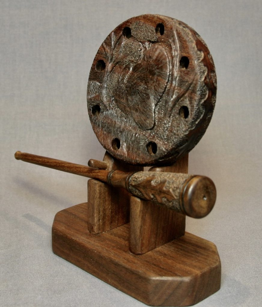 Poeschel, Dennis Carved Walnut Slate Turkey Call - Lava Creek Trading ...