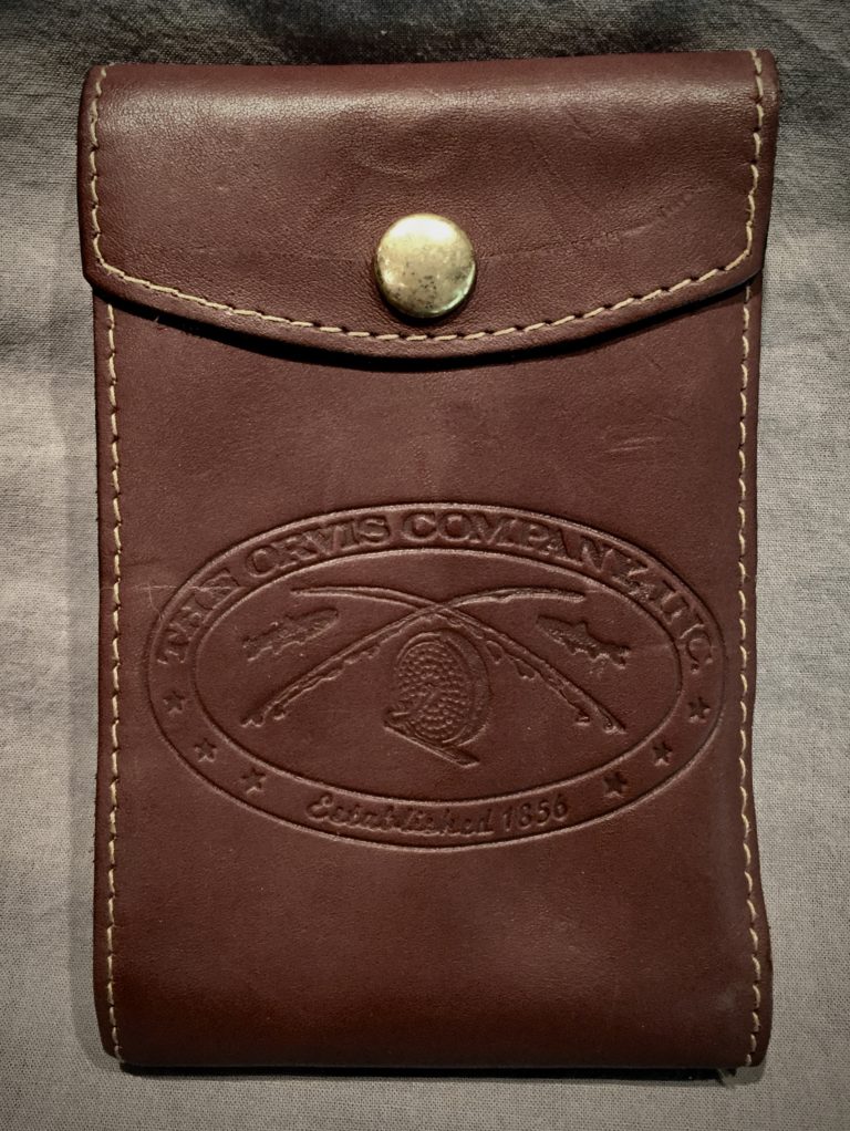 The Orvis Company Inc. Leather Leader Fly Wallet - Lava Creek Trading ...