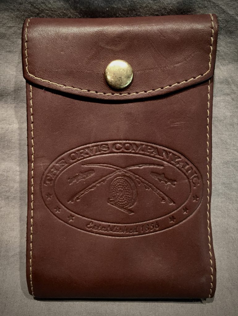 The Orvis Company Inc. Leather Leader Fly Wallet - Lava Creek Trading ...