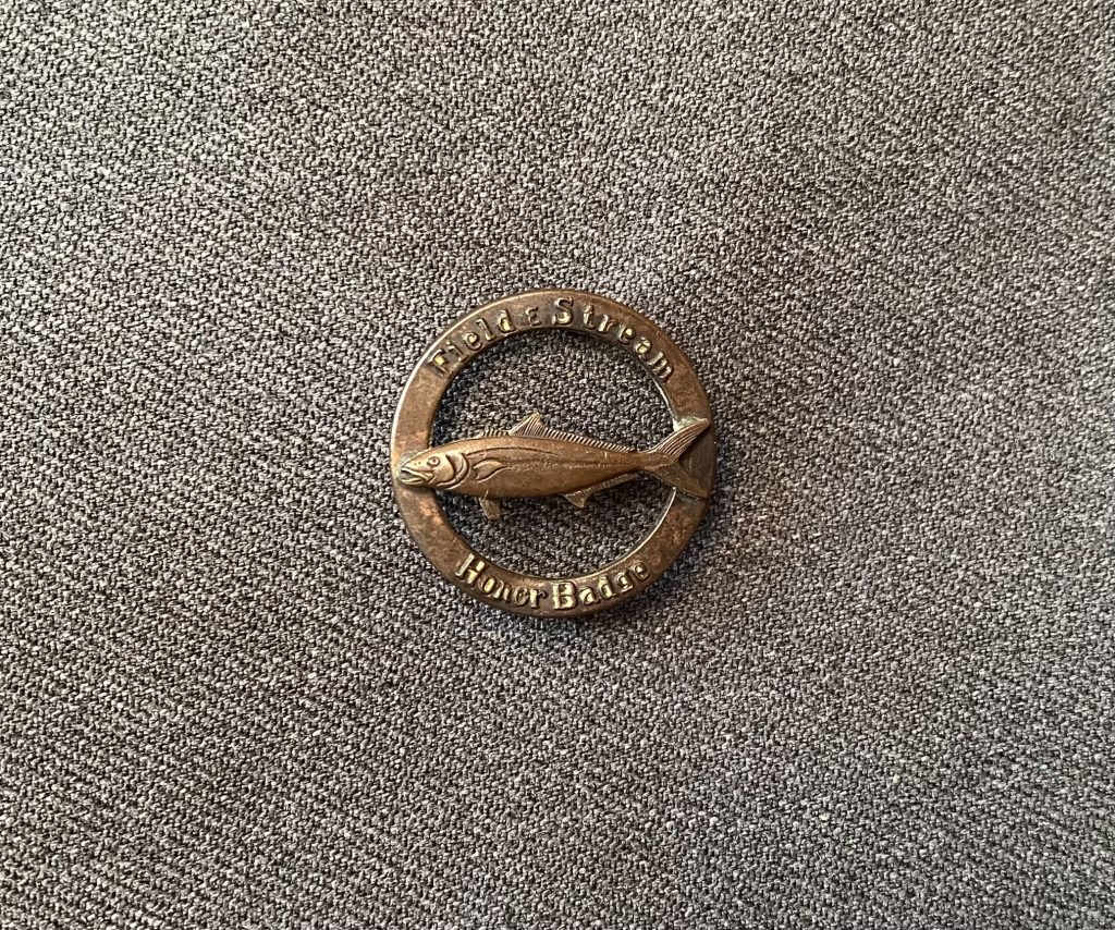 Field & Stream Blue Fish Honor Badge Pin - Lava Creek Trading Company